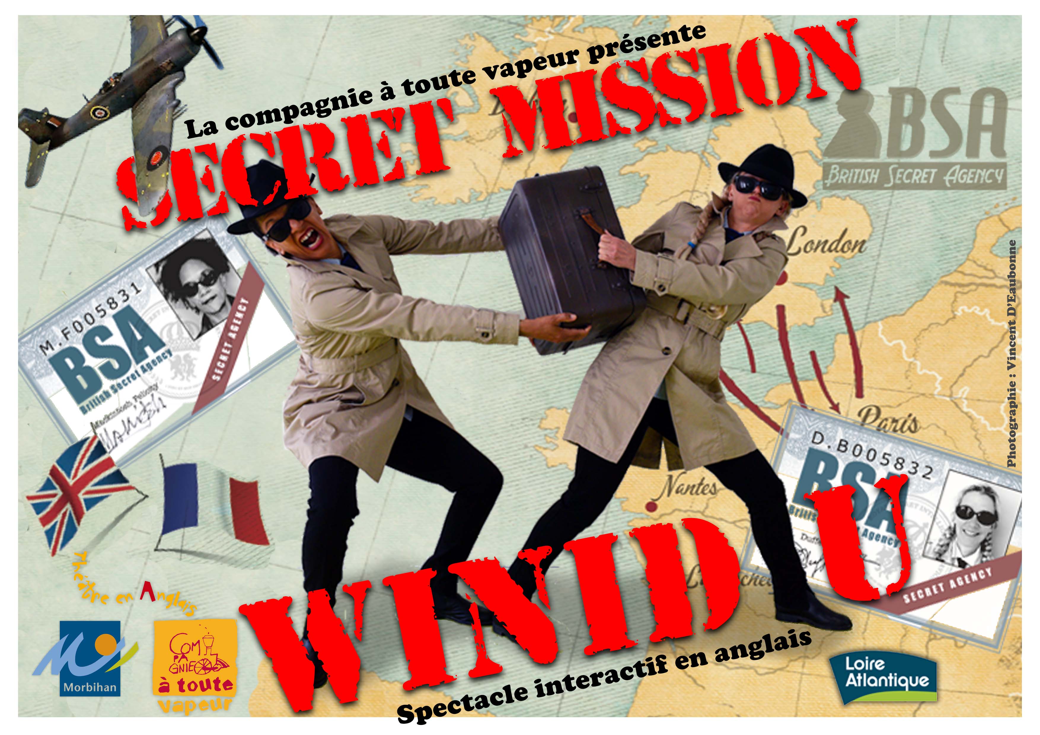 Création de « Secret mission » WINID U » Cie A Toute Vapeur | Alain PIERRE